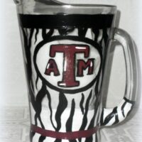 Custom Painted Aggie Ring Dunk Pitcher