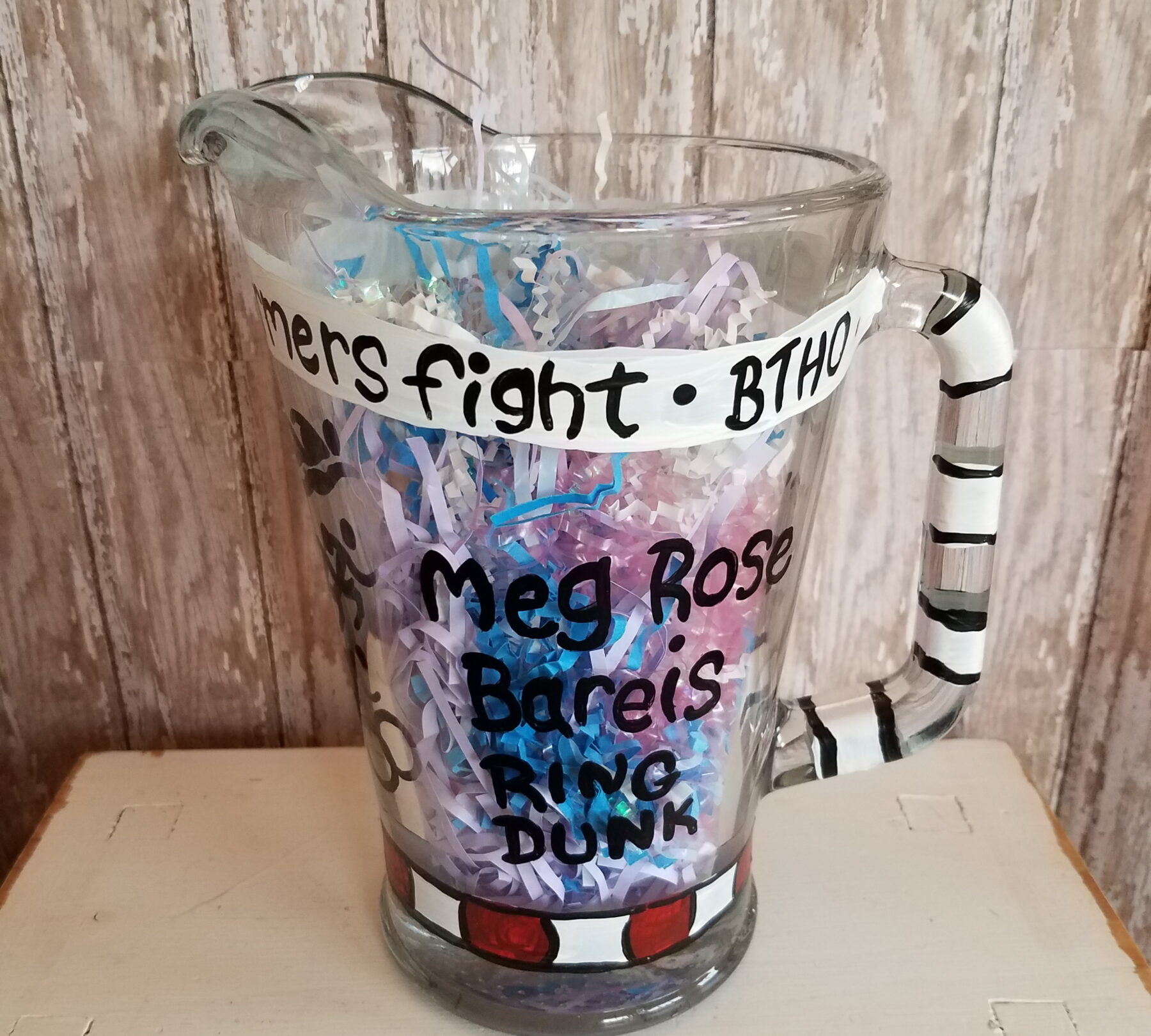 Custom Painted Aggie Ring Dunk Pitcher