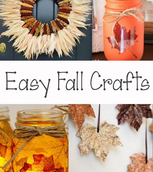 Easy Fall Crafts: An Upcycled Basket Pumpkin Patch and More