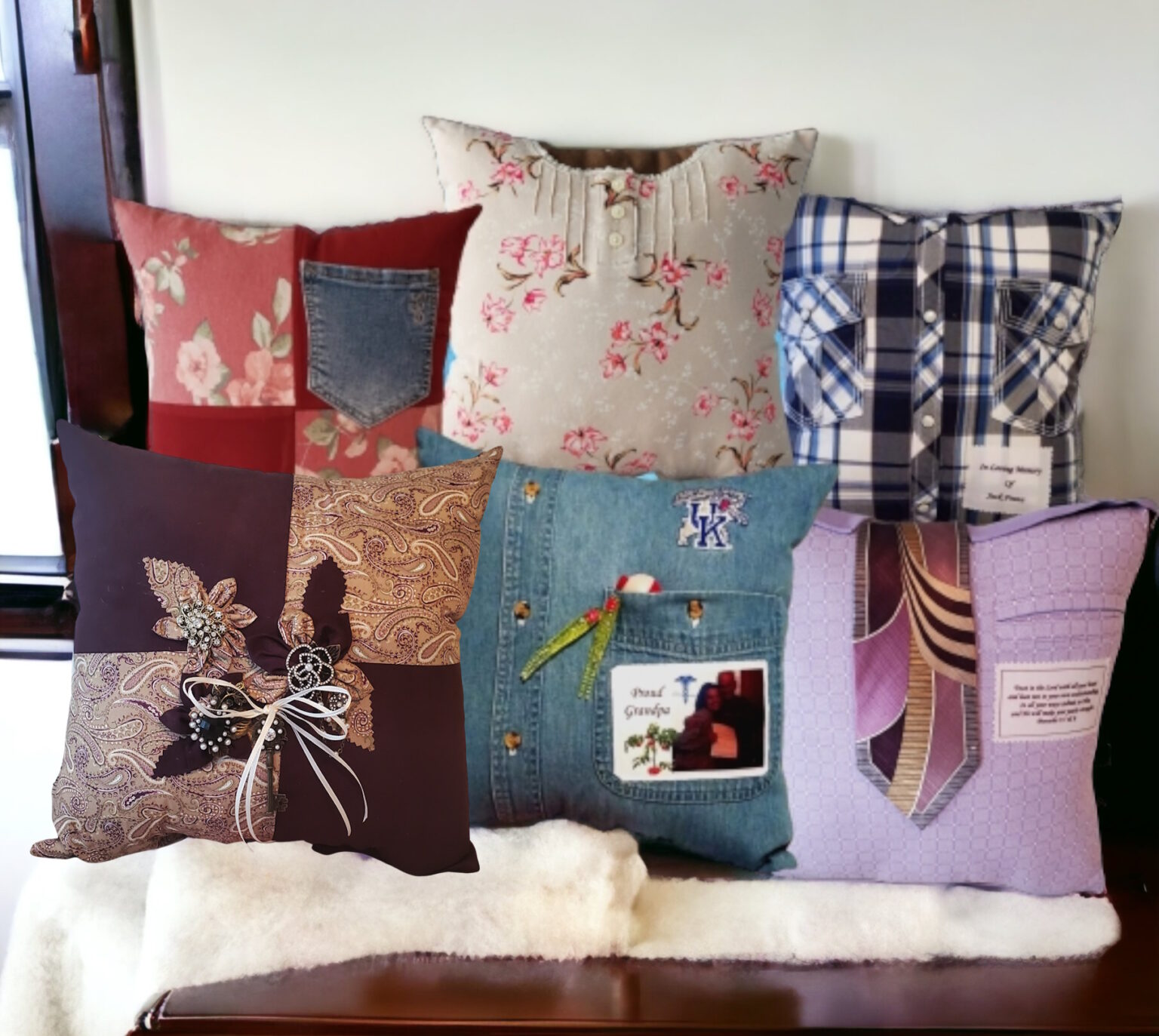 Memory Pillows Made From Deceased Loved One – OVNI