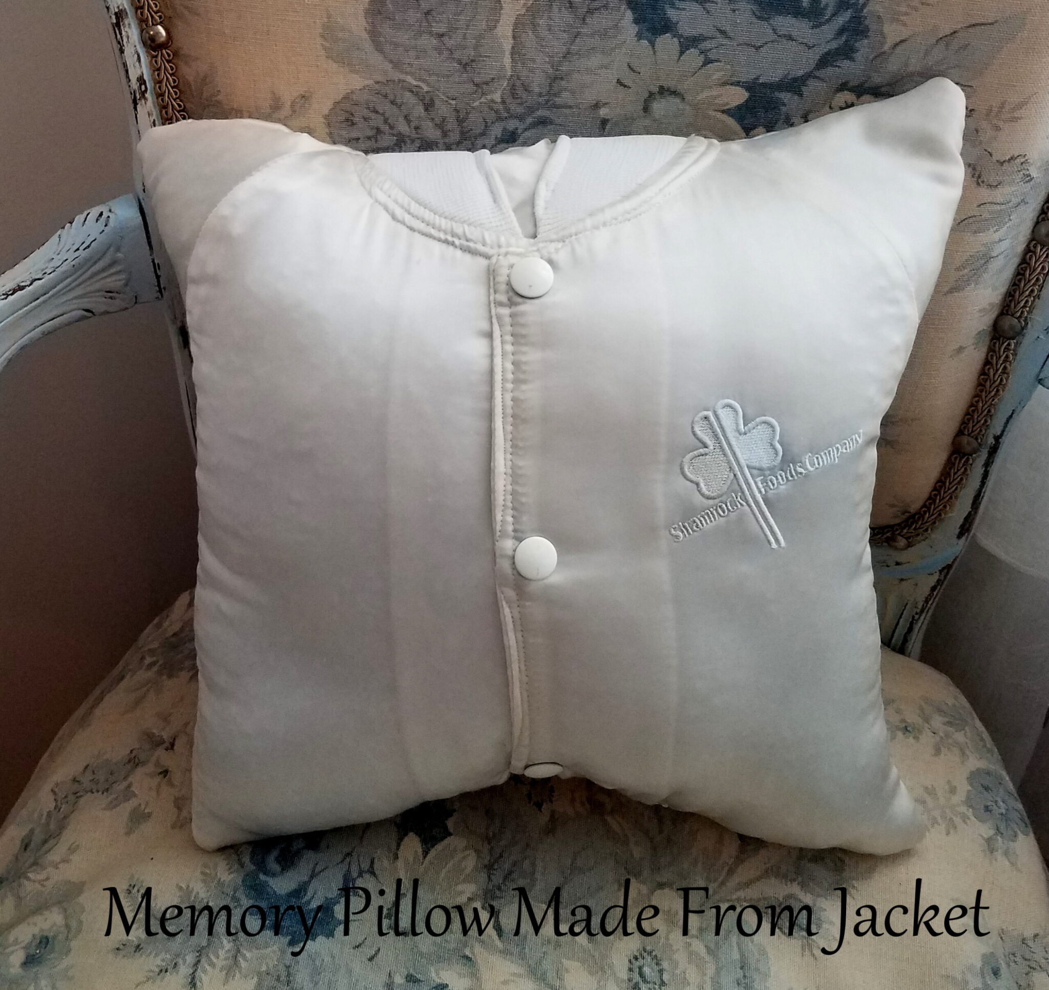 Custom Memory Pillow Made From Loved One's Clothing, Bereavement Gift