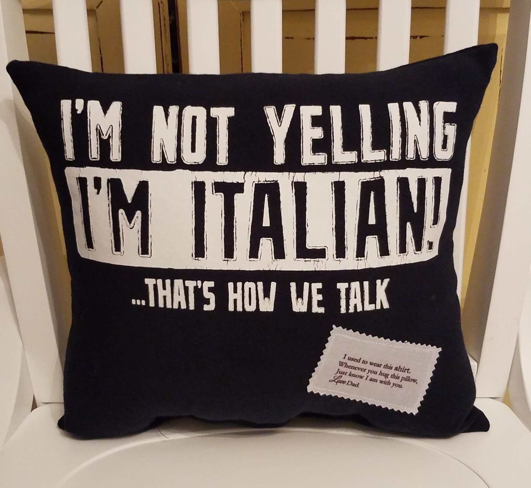 Custom Memory Pillow Made From Loved One's Clothing, Bereavement Gift