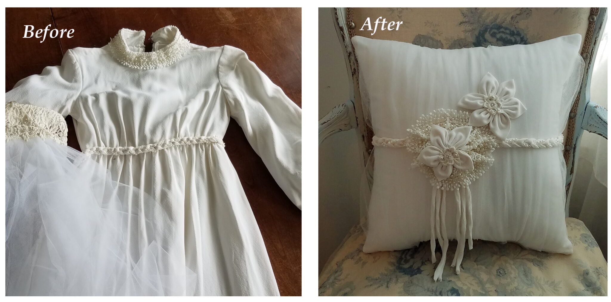 Custom Memory Pillow Made From Loved One's Clothing, Bereavement Gift