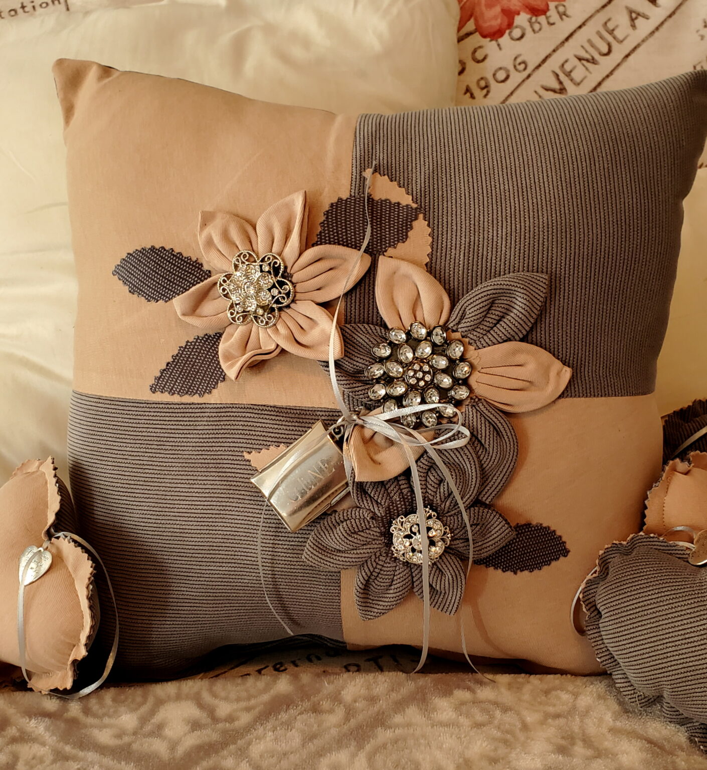 Custom Memory Pillow Made From Loved One's Clothing, Bereavement Gift