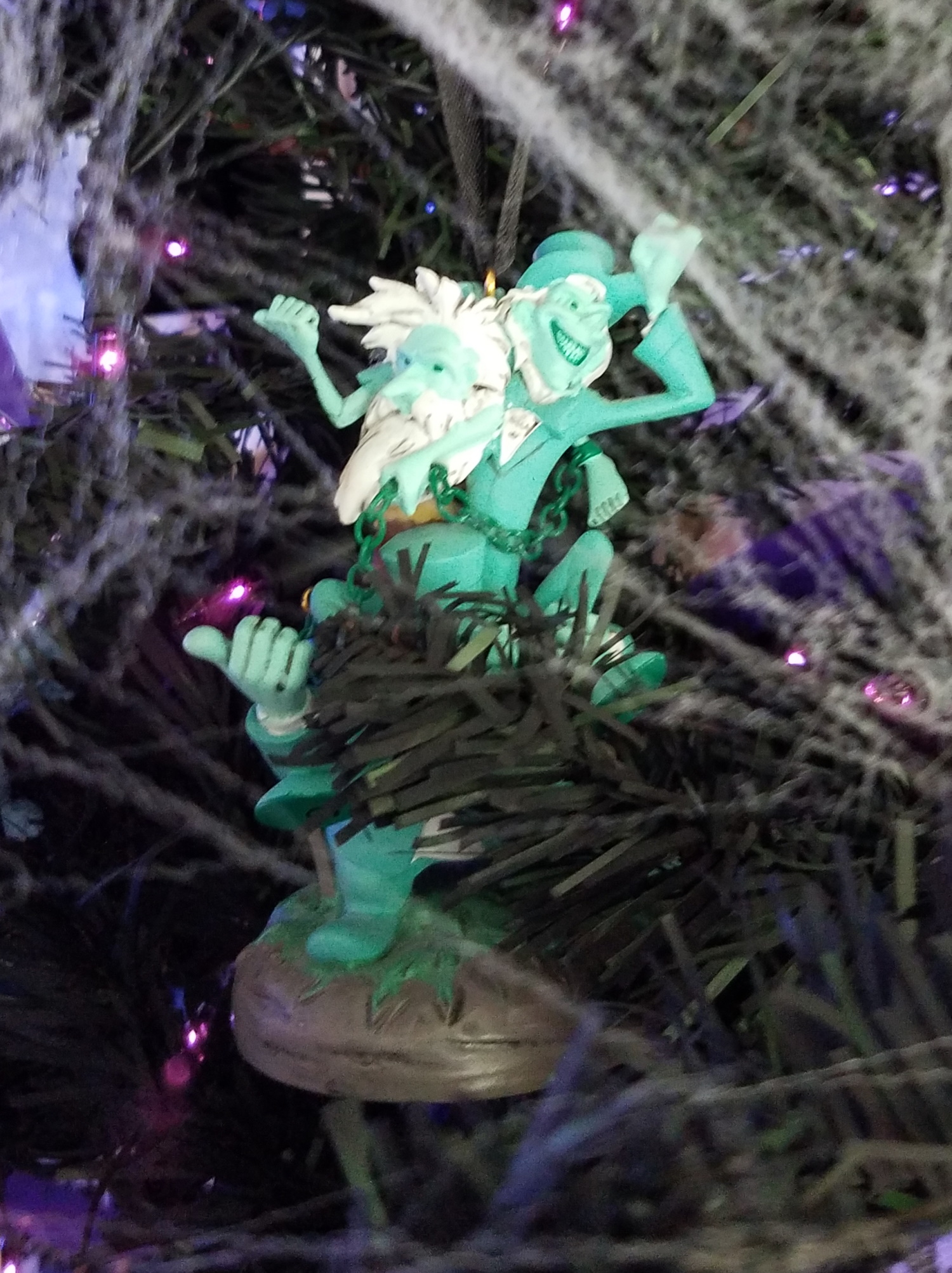 Creating A Disney Haunted Mansion Inspired Halloween Tree