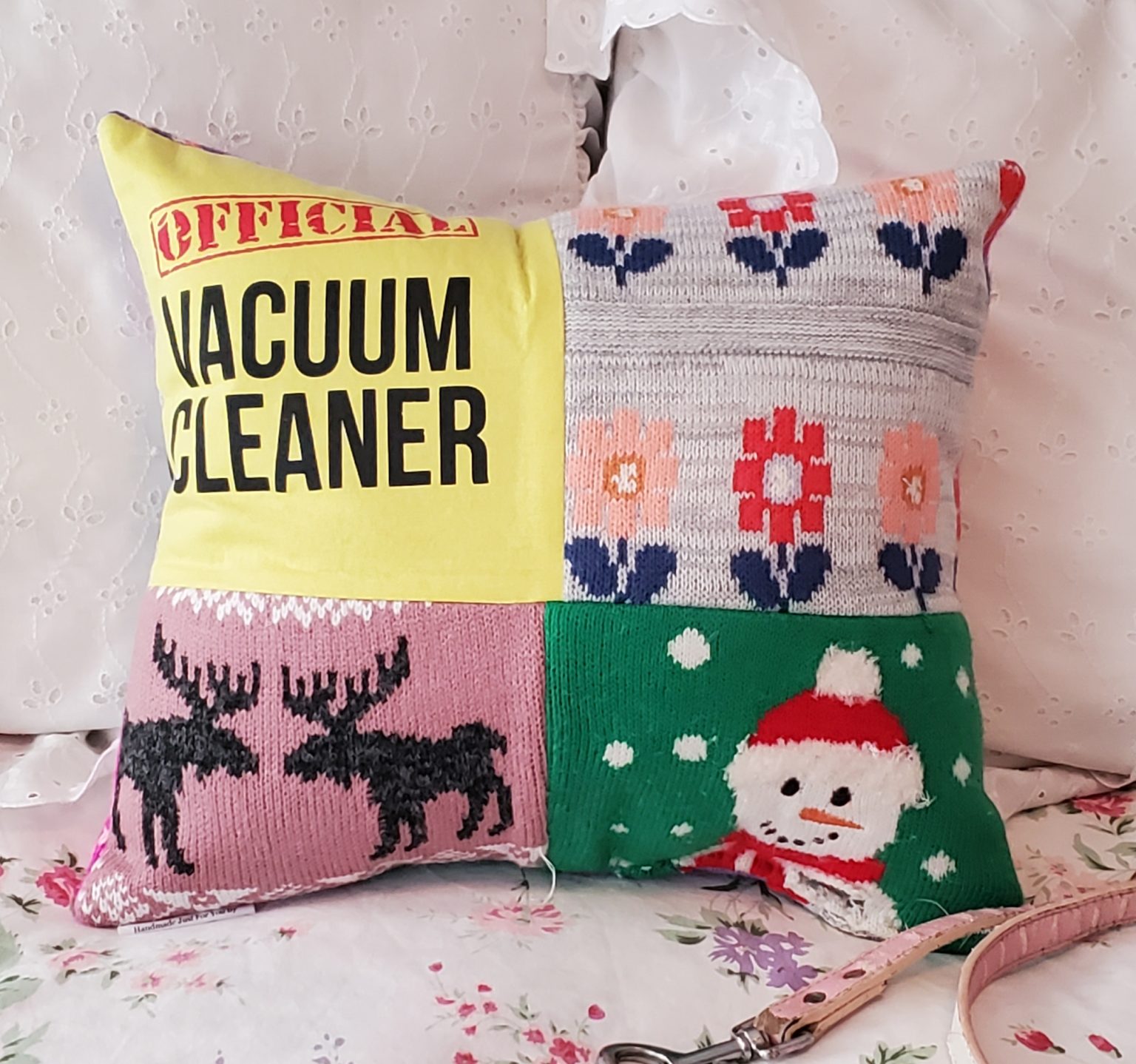 Custom Pet Memory Pillow Made From Pet Clothing & Bedding