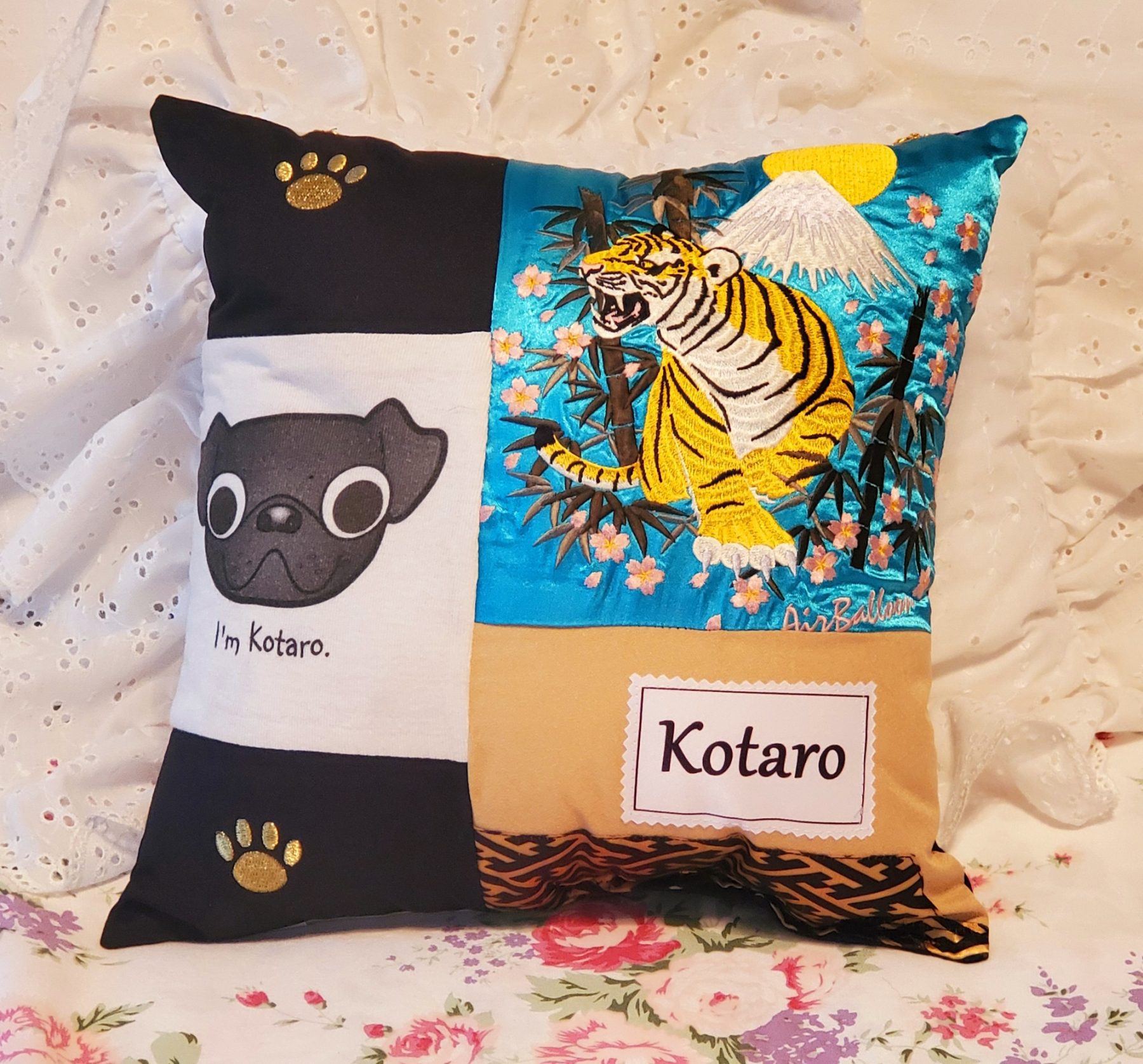 Custom Pet Memory Pillow Made From Pet Clothing & Bedding